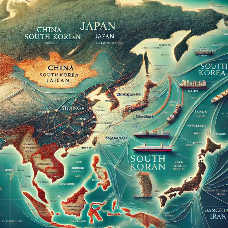 international-cargo-shipping-from-far-east-asia-china-south-korea